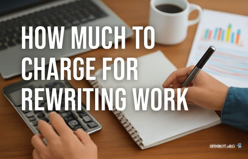 How Much To Charge For Rewriting Work: Pricing Guide